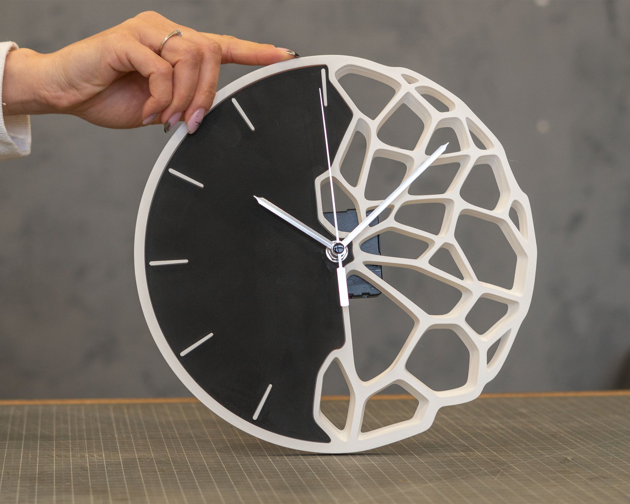 "KLETKA 3.1" STL Wall Clock Hybrid DIGITAL DESIGN for 3D Printing ...