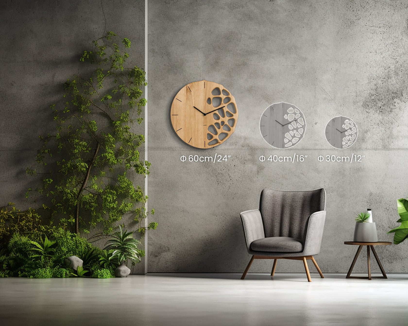 KLETKA organic wall clock – Paladim Studio