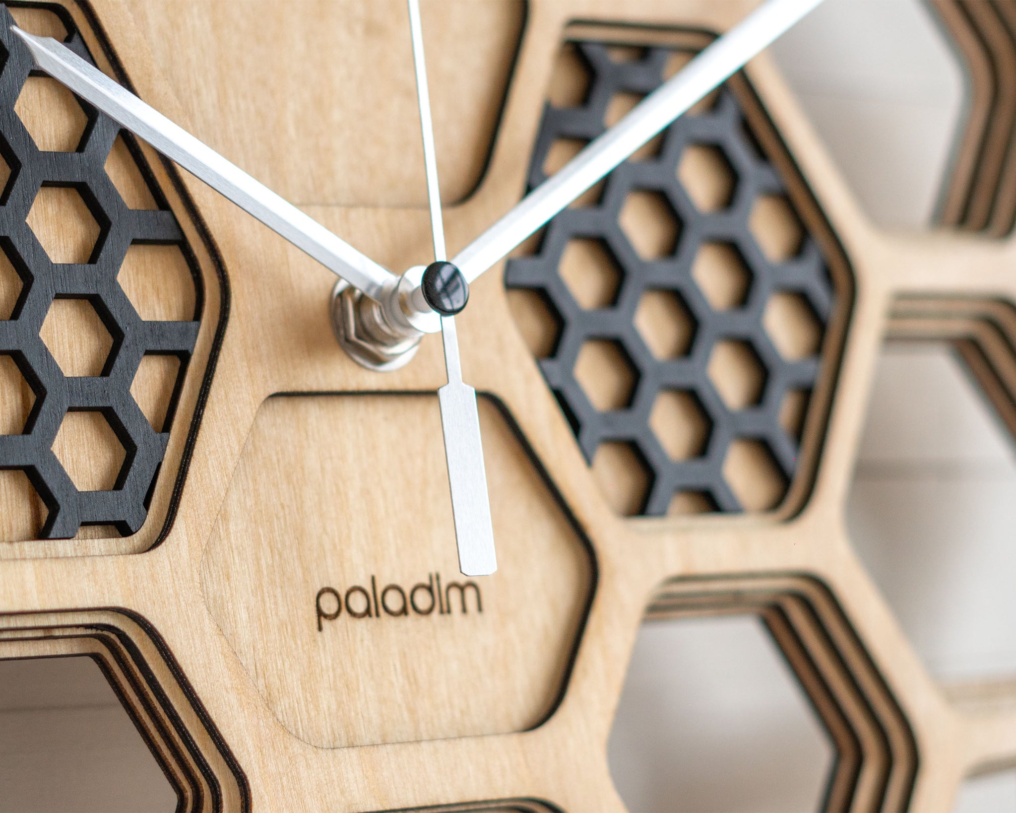 "PITA" Wall Clock DIGITAL DESIGN for Laser Cutting – Paladim Studio